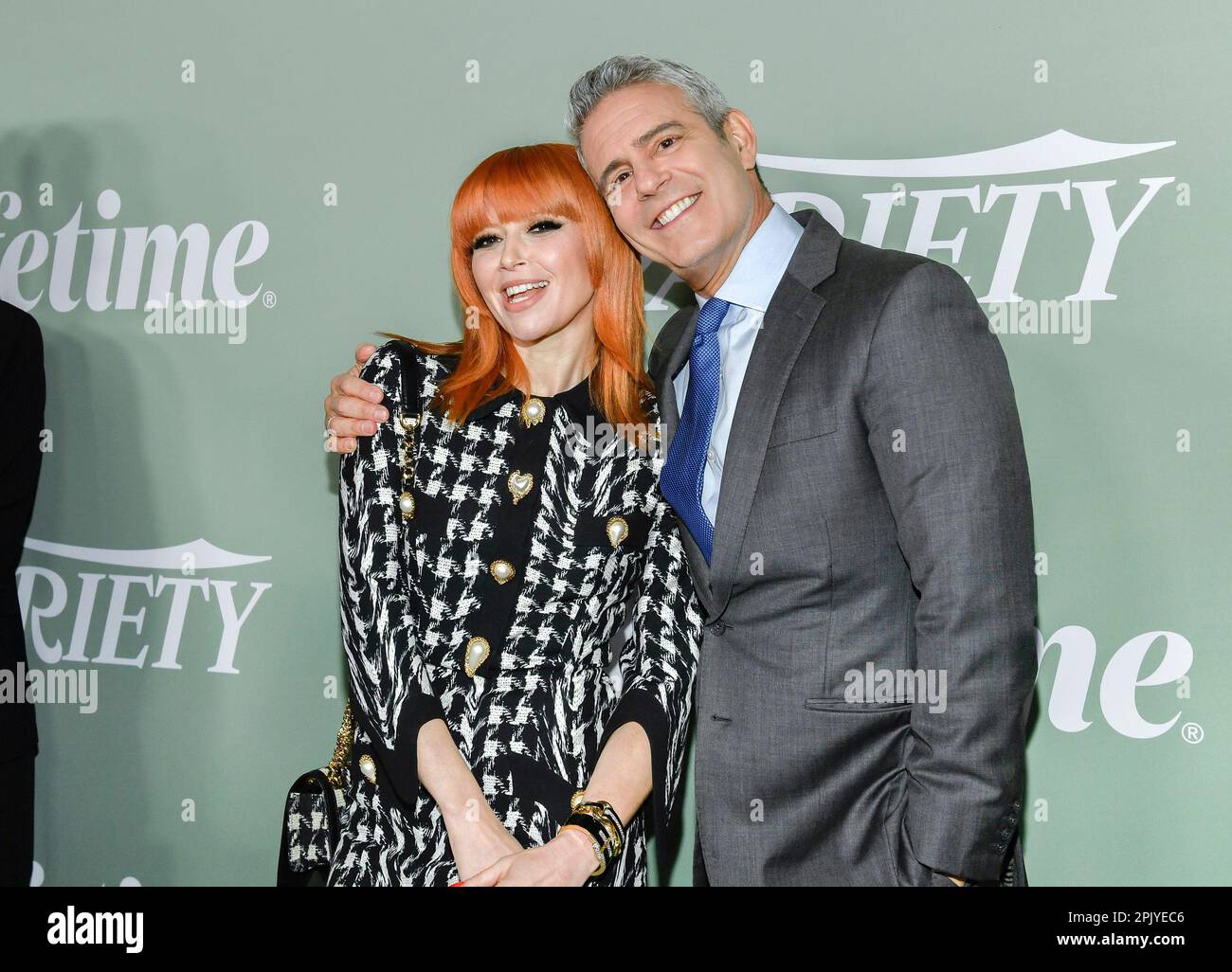 Honoree Natasha Lyonne, left, and Andy Cohen attend Variety's 2023 ...