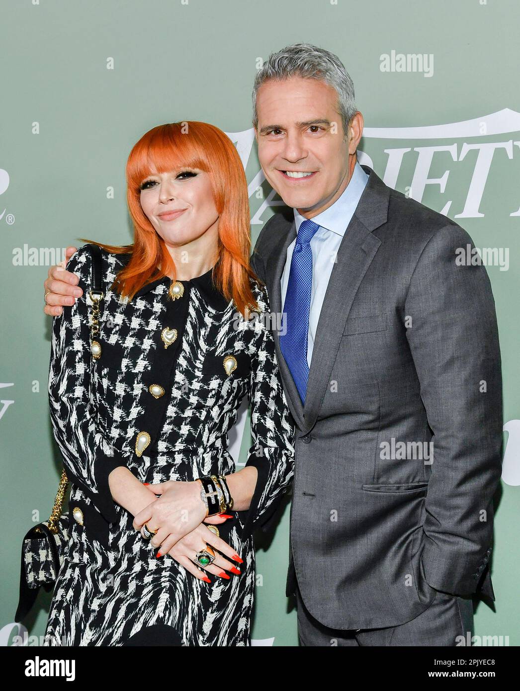 Honoree Natasha Lyonne, left, and Andy Cohen attend Variety's 2023 ...