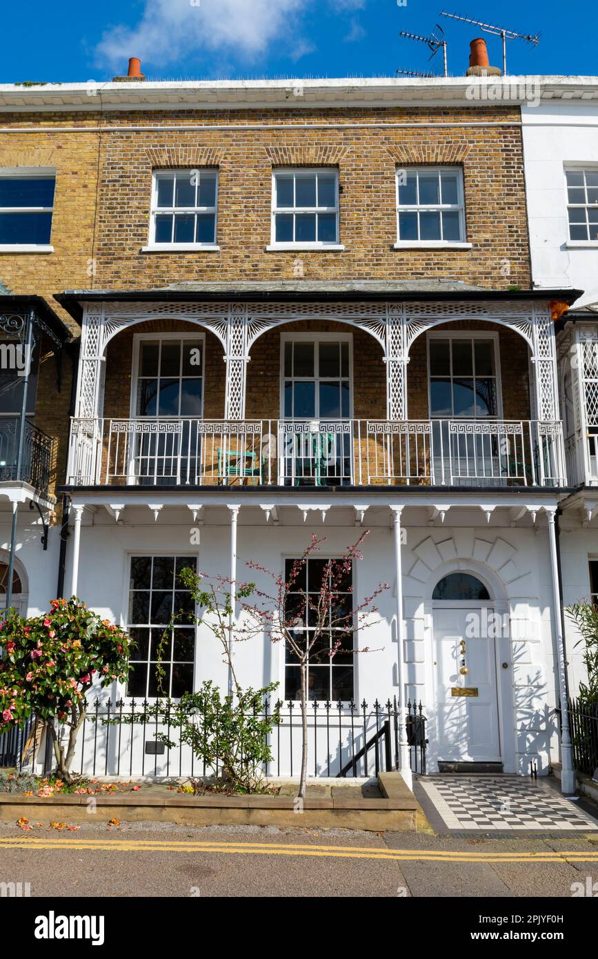 Georgian balcony terrace hi-res stock photography and images - Alamy