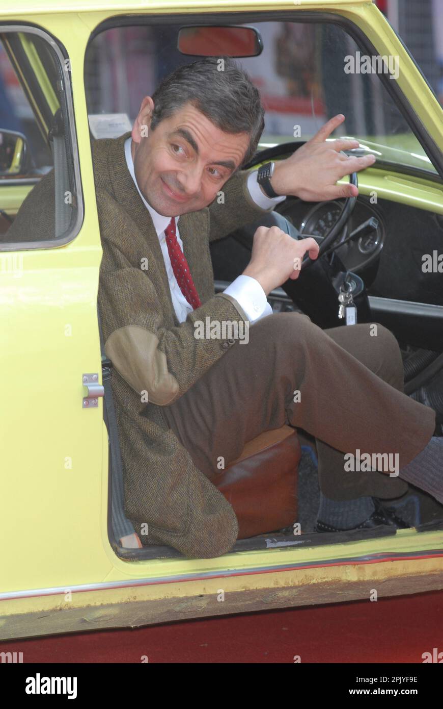 Rowan Atkinson, "Mr Bean's Holiday" UK Premiere, Odeon Leicester Square ...