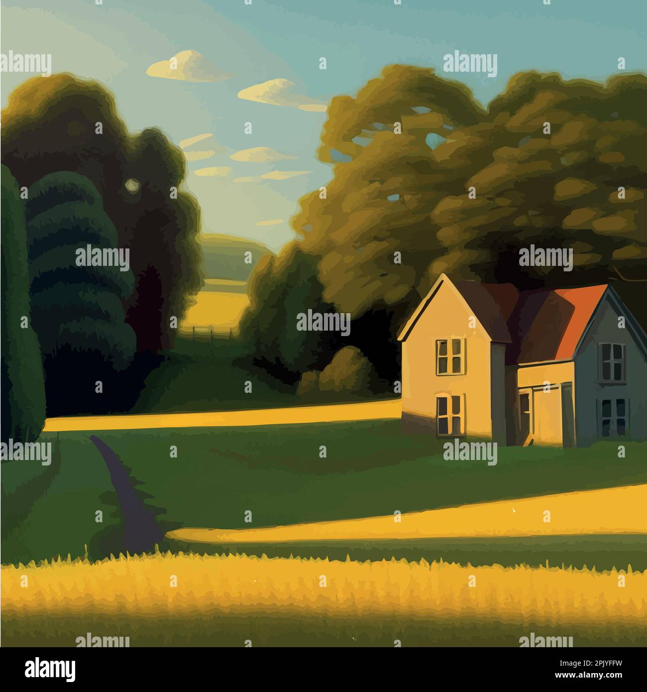 Farmhouse floor Stock Vector Images - Alamy