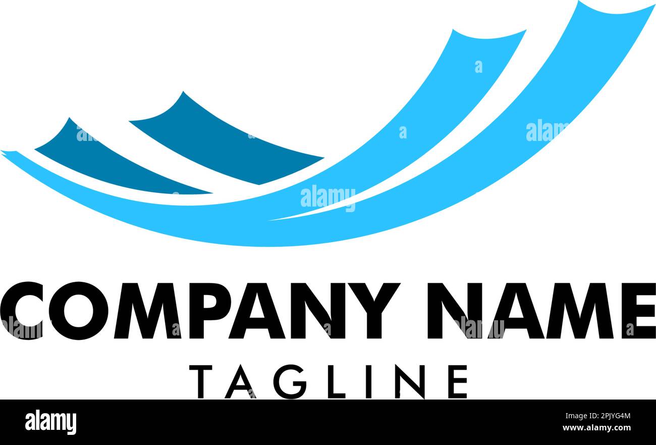 Wave Logo design vector template Stock Vector Image & Art - Alamy