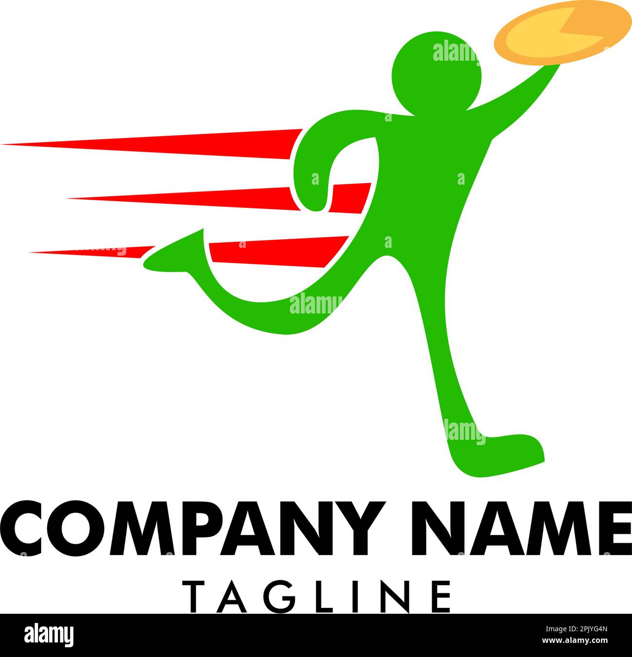 Vector fast pizza logo, Pizza quickly delivering logo Stock Vector ...