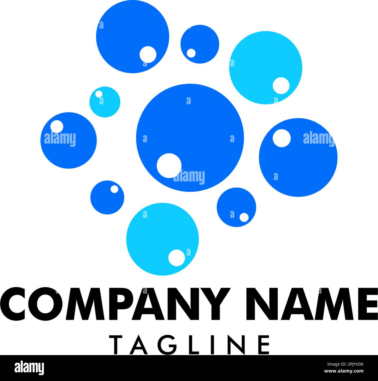 Water bubbles logo template Stock Vector Image & Art - Alamy