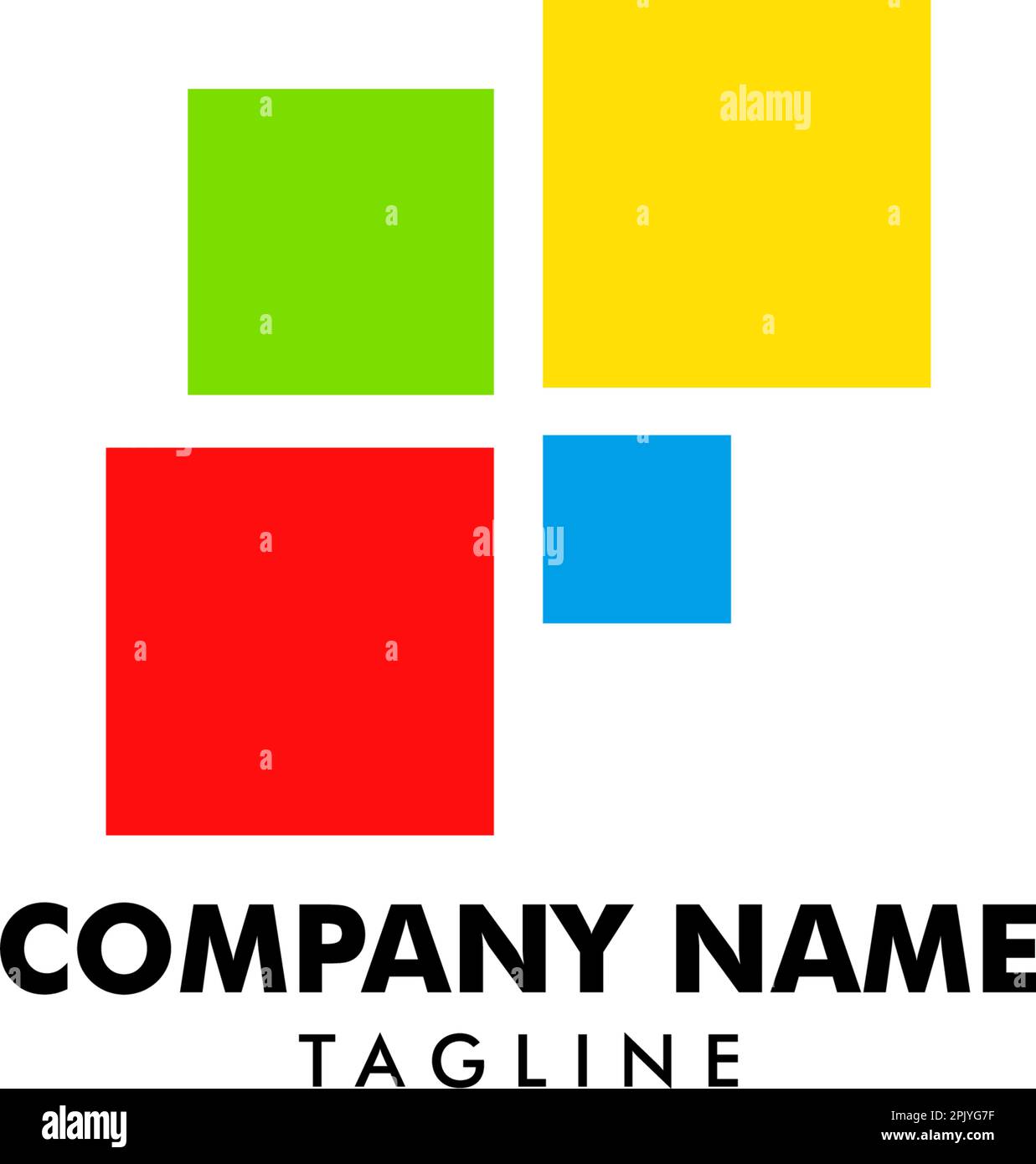 Square logo design Stock Vector Image & Art - Alamy