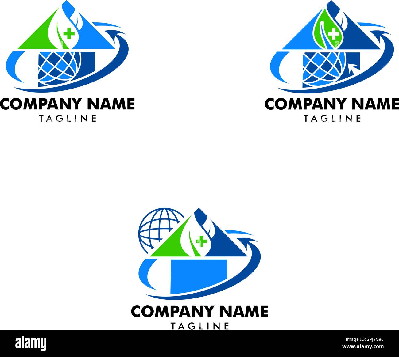 Set of World medical logo design template Stock Vector Image & Art - Alamy