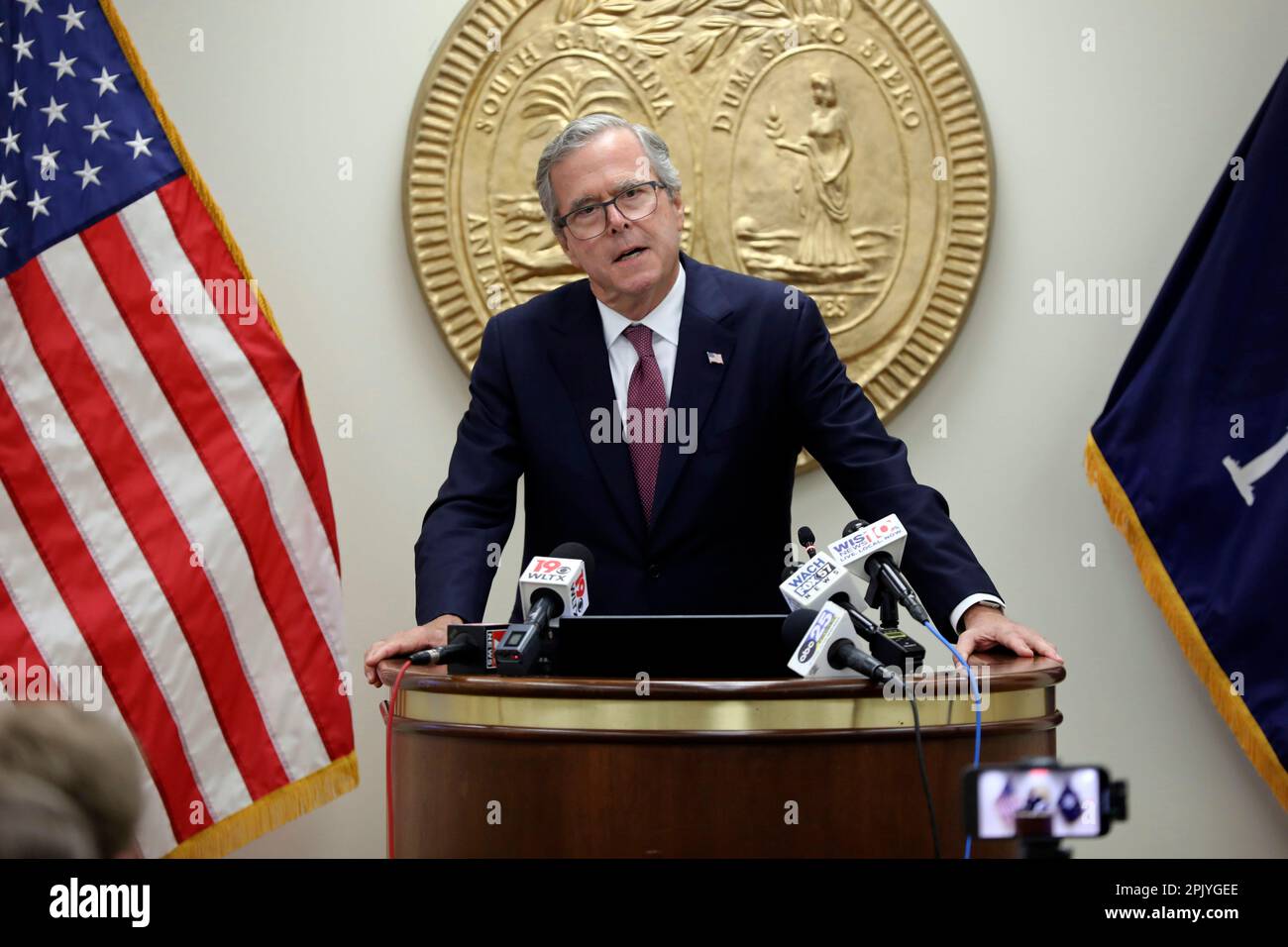 Former Florida Gov. Jeb Bush speaks about education reform to the South ...