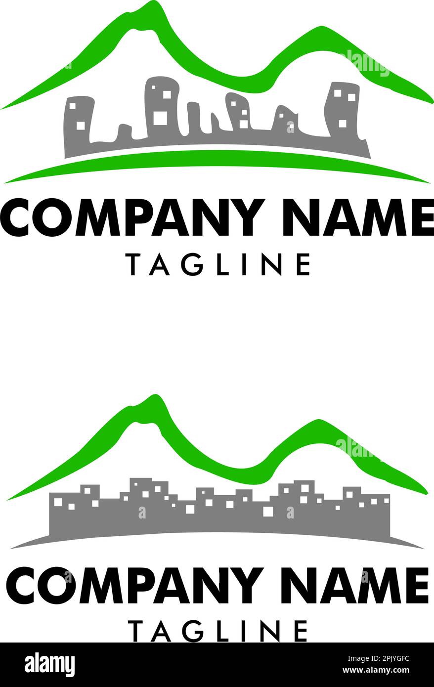 Set of Mountain Town Logo Icon Design Stock Vector Image & Art - Alamy