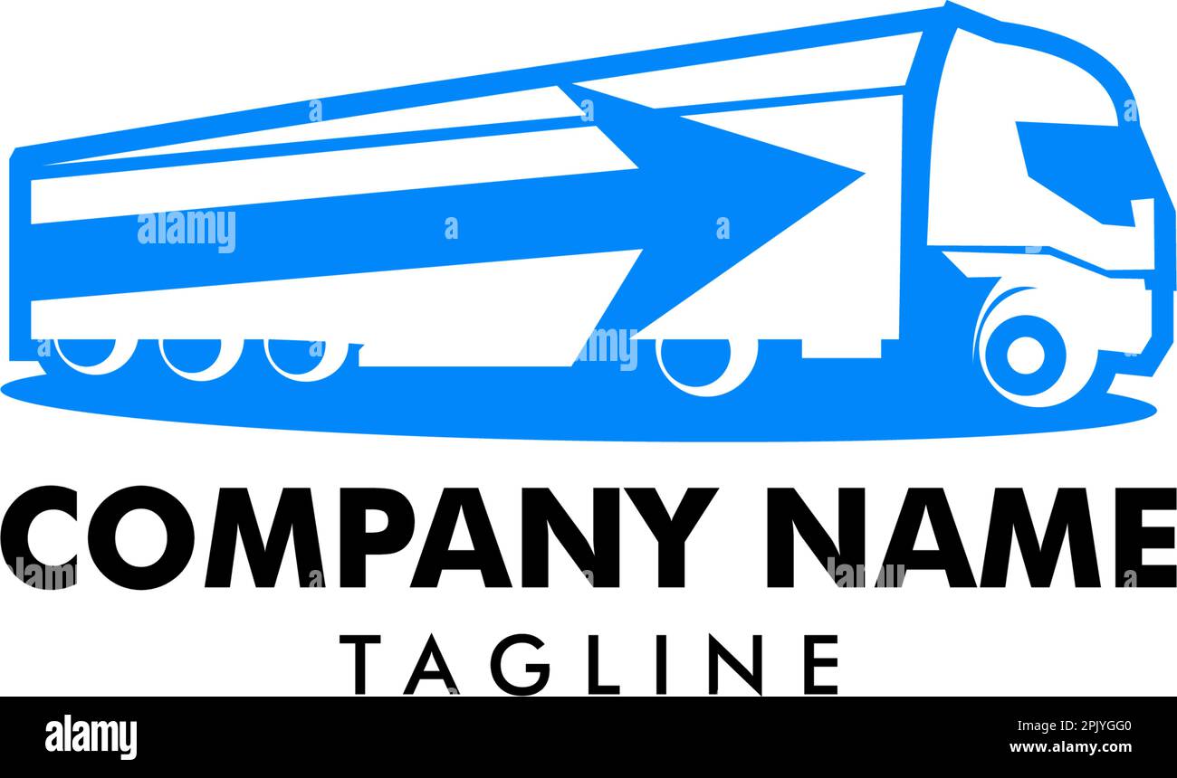 Truck Delivery Cargo Logo design vector template Stock Vector Image ...