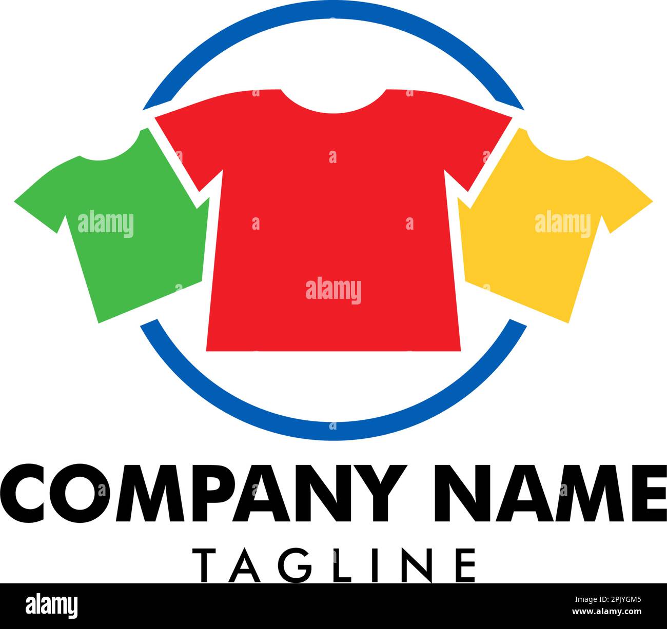 T-shirt Fashion Logo Template Design Vector Stock Vector Image & Art ...