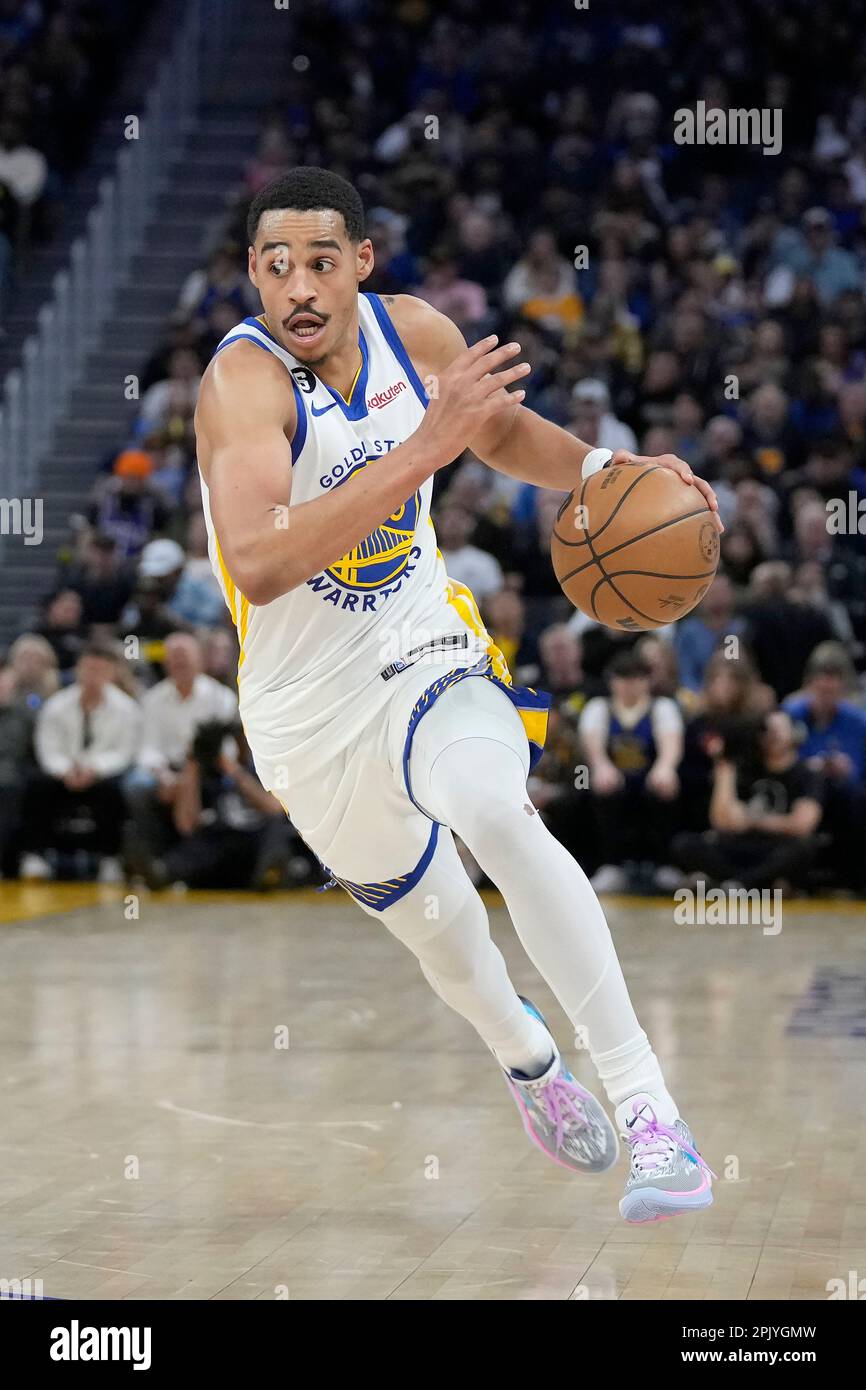 Golden State Warriors guard Jordan Poole against the Philadelphia 76ers ...