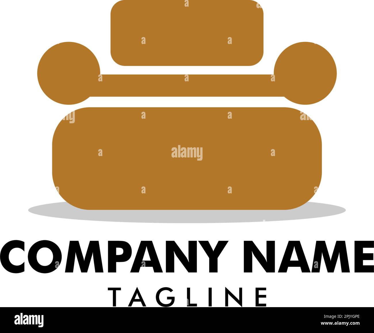 Sofa furniture logo icon concept, Vector illustration Stock Vector ...
