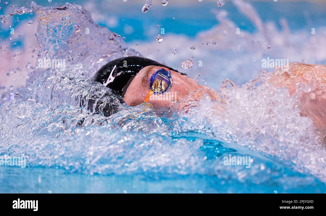Millfield’s Alexander Sargeant competes in the Men’s 400m freestyle ...