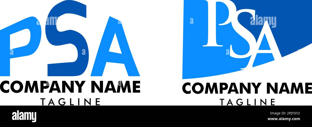 Letter psa vector vectors hi-res stock photography and images - Alamy