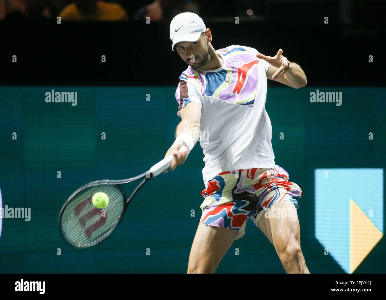Grigor Dimitrov of Bulgarie during the ABN Amro Open 2023, ATP 500 ...