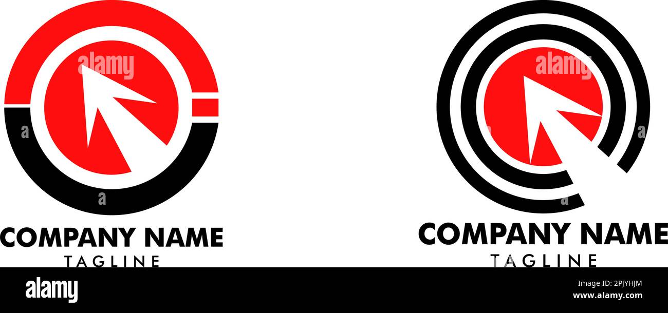 Set of Target logo design Stock Vector Image & Art - Alamy