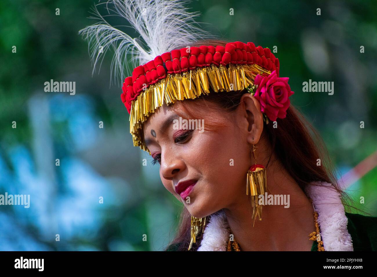 Young girl performs Manipuri Folk Dance Leima Jagoi in Guwahati on 4 ...