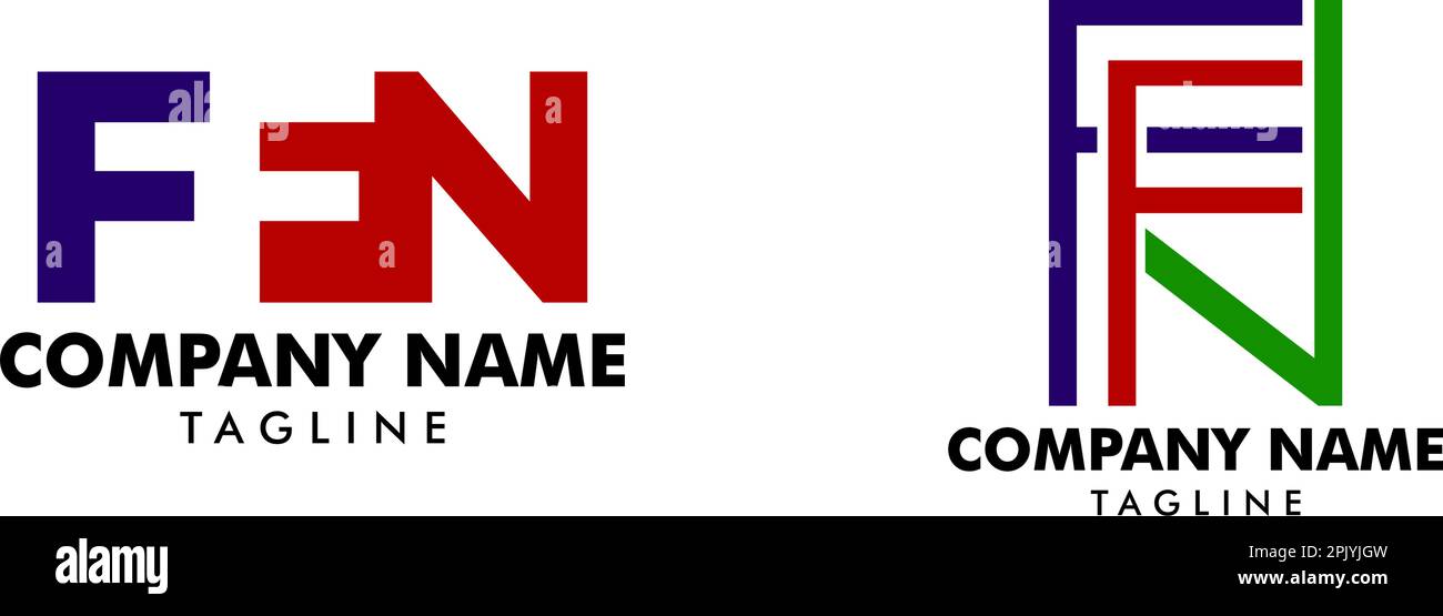 Ffn logo design hi-res stock photography and images - Alamy