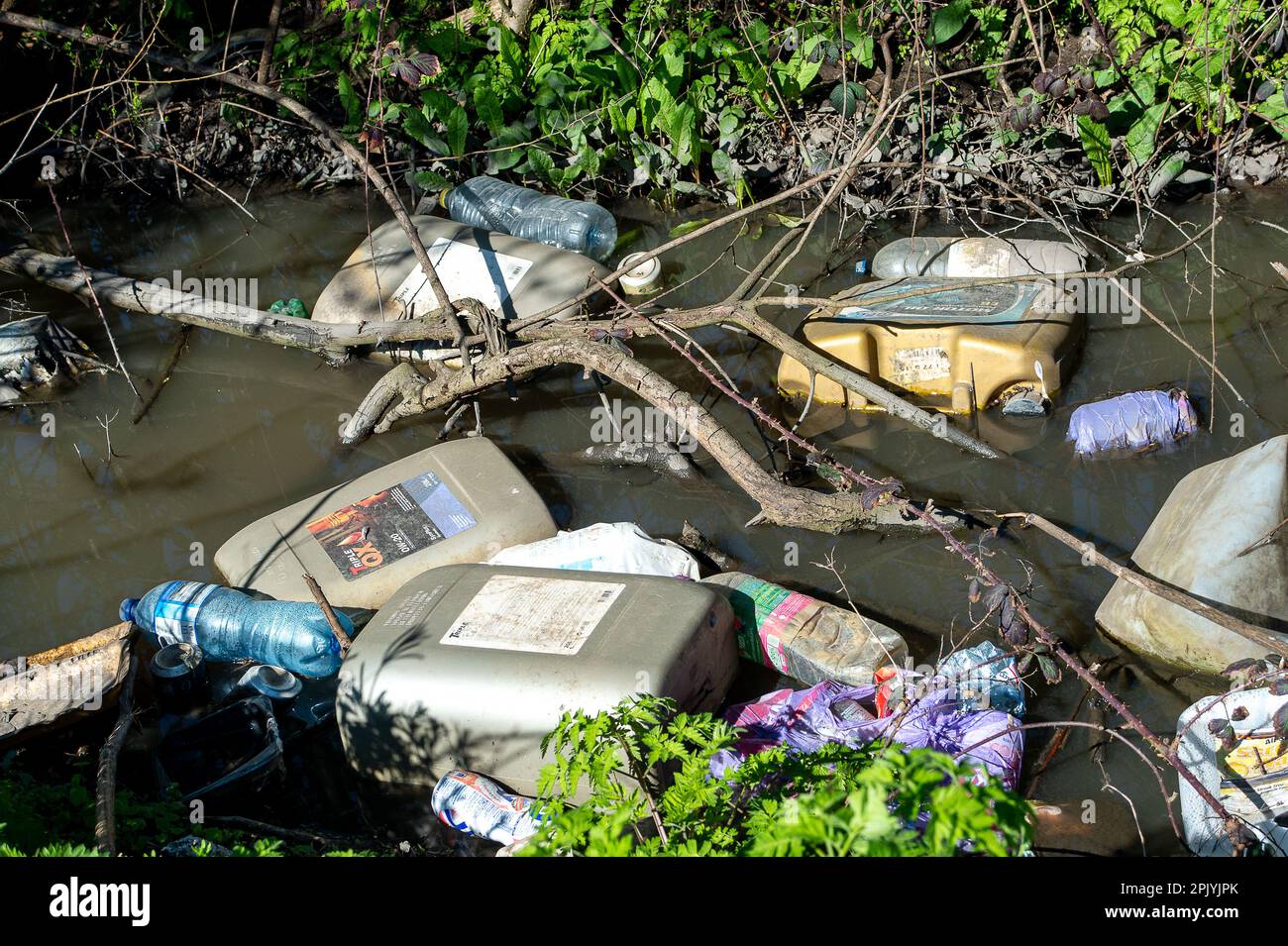 Denham, Buckinghamshire, UK. 4th April, 2023. Shocking amounts of fly ...
