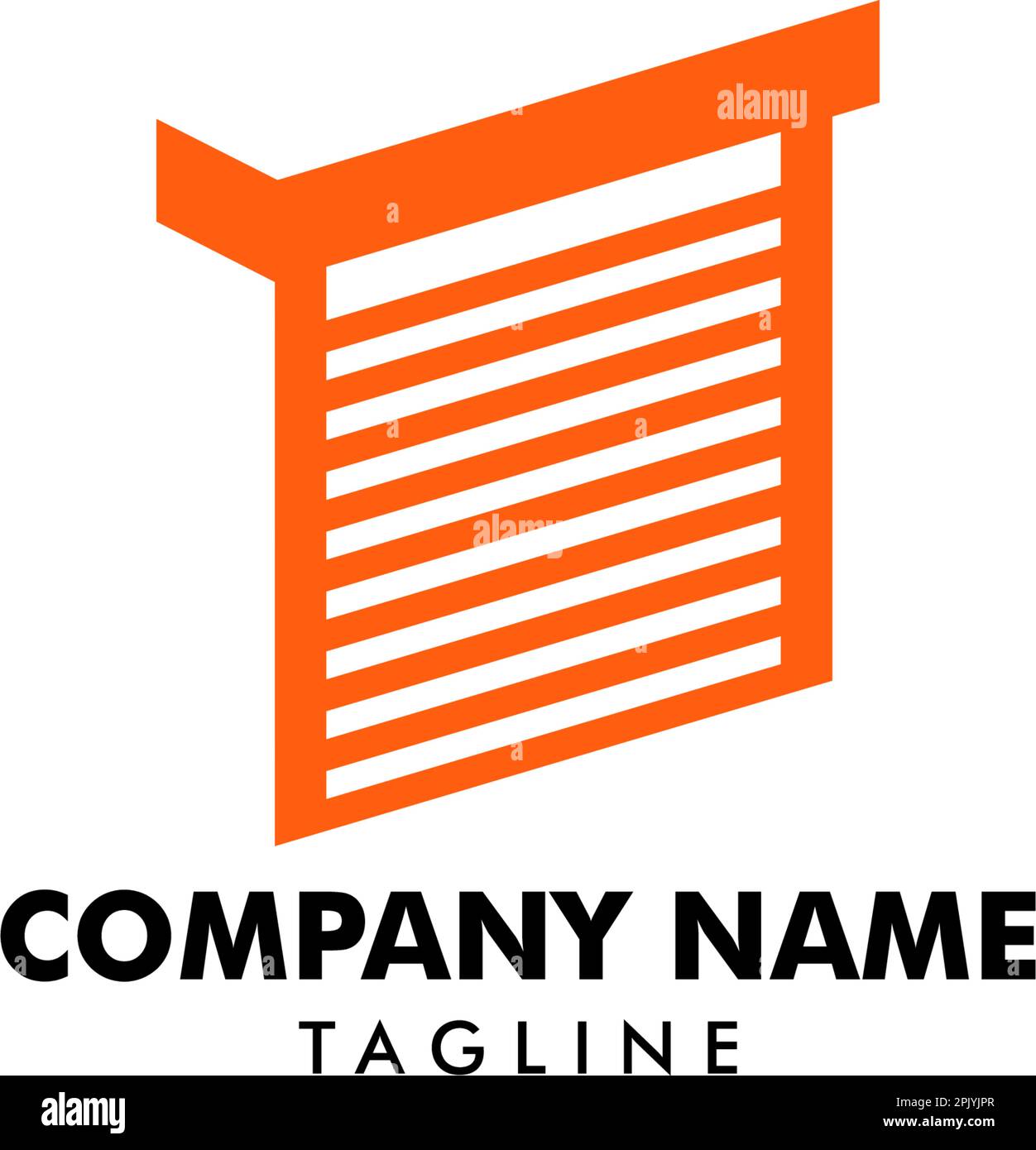 Roller Shutter Door Logo Icon Template Stock Vector Image & Art - Alamy