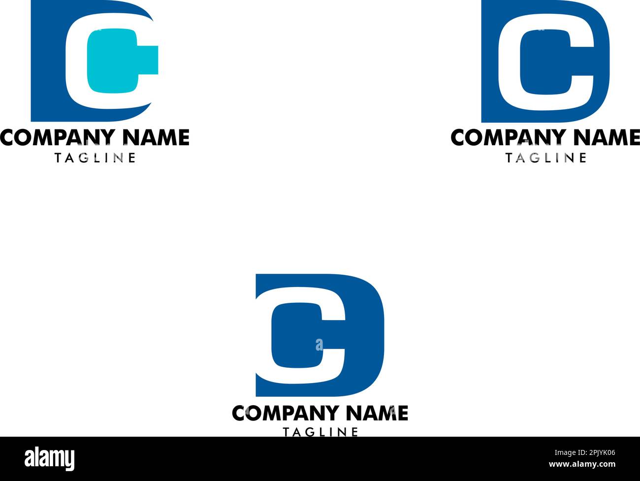 Set of DC Letter Logo Design Template Stock Vector Image & Art - Alamy