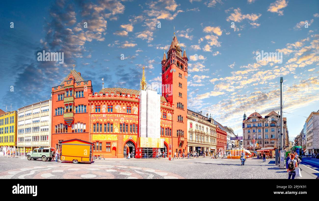 Old city of Basel, Switzerland Stock Photo - Alamy