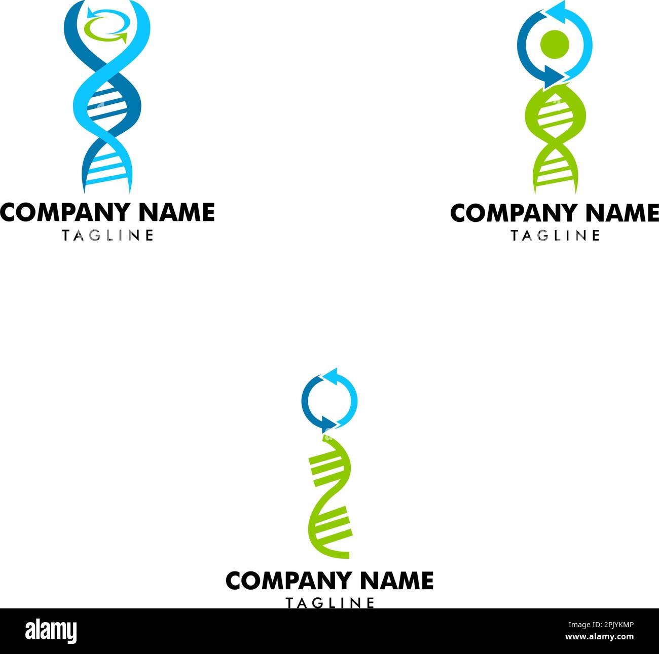 Set of DNA logo vector icon template Stock Vector Image & Art - Alamy