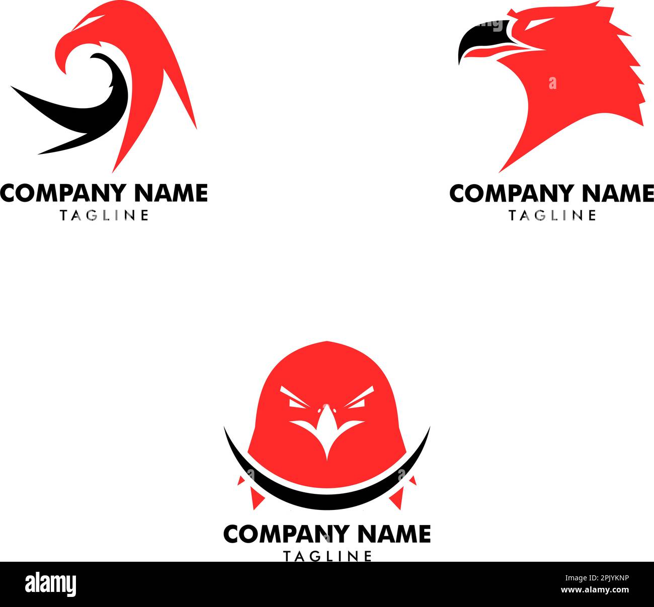 Set of Eagle Vector Logo Template Stock Vector Image & Art - Alamy