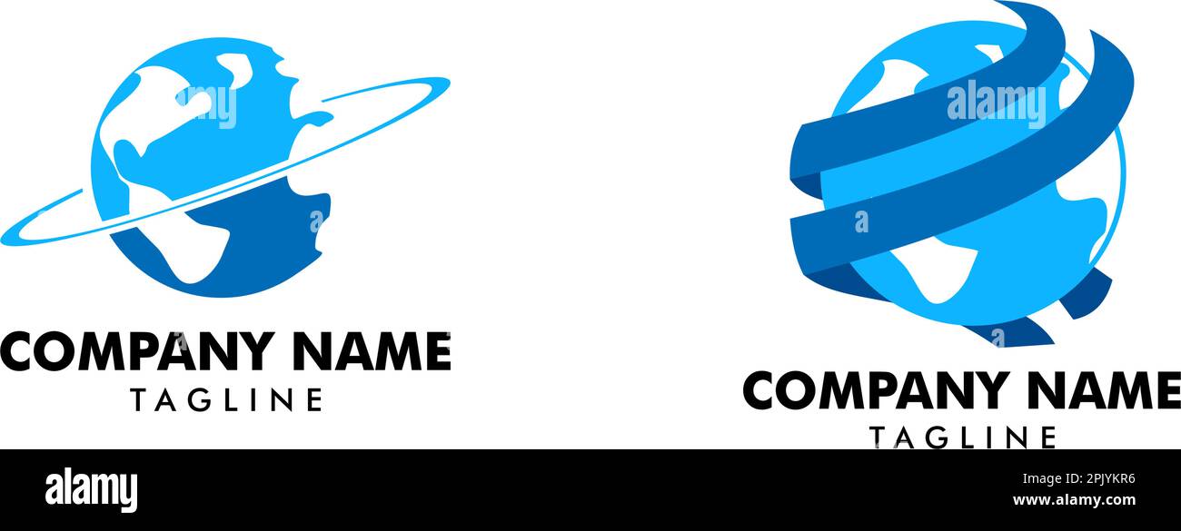 Set of Earth logo template Stock Vector Image & Art - Alamy