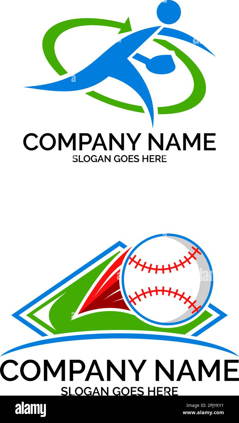 Set of Baseball logo vector Stock Vector Image & Art - Alamy