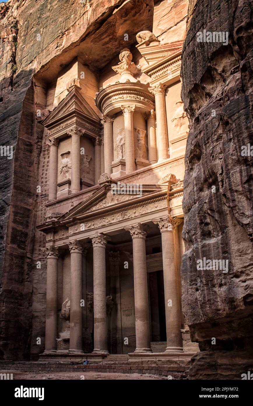 Al-Khazneh AKA ``The Treasury '', is one of the most elaborate temples ...