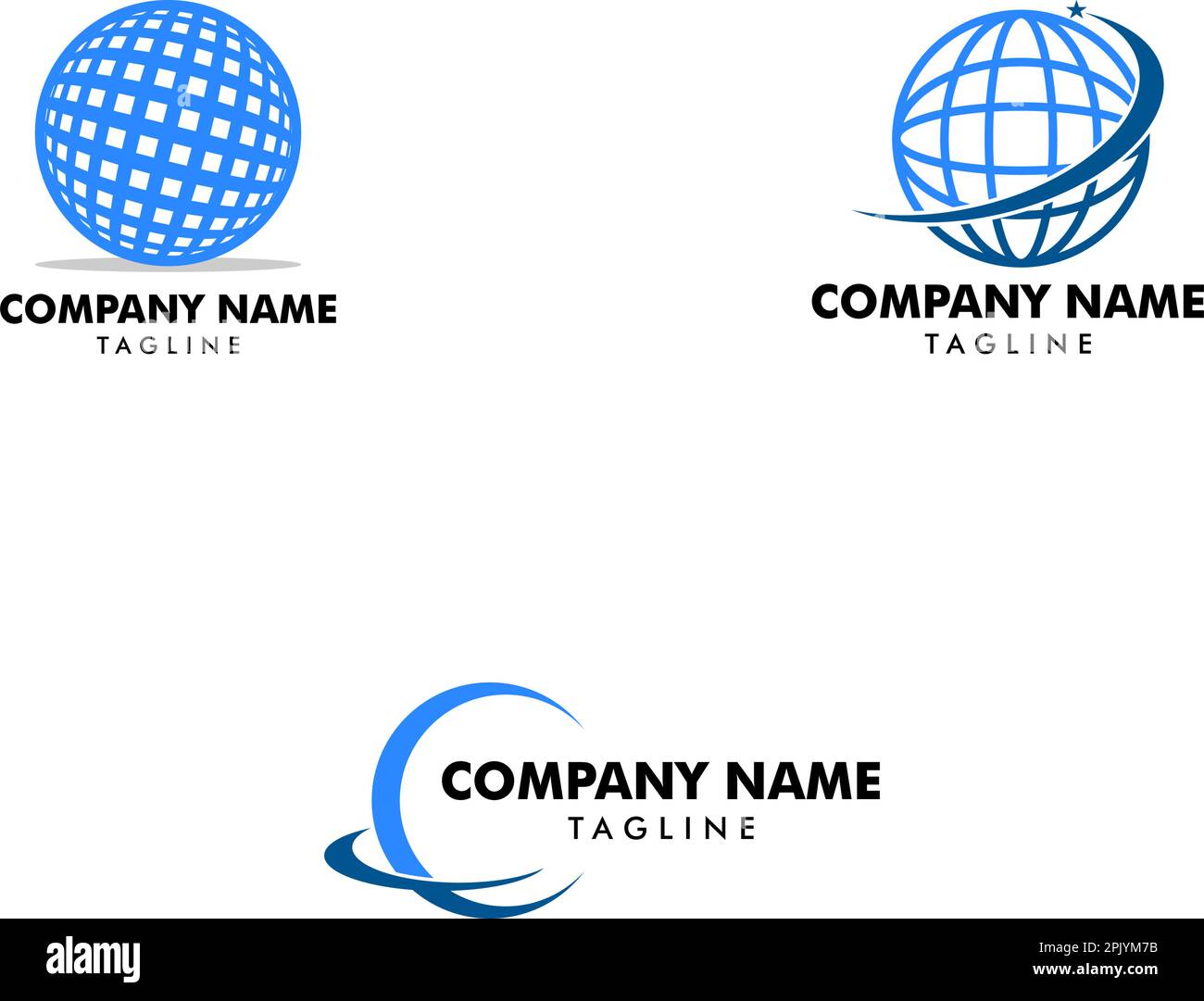 Set of Abstract globe logo Stock Vector Image & Art - Alamy