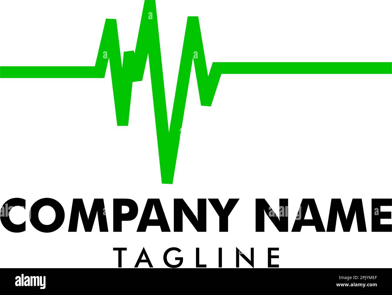 Pulse Health Medical Logo Template Stock Vector Image & Art - Alamy