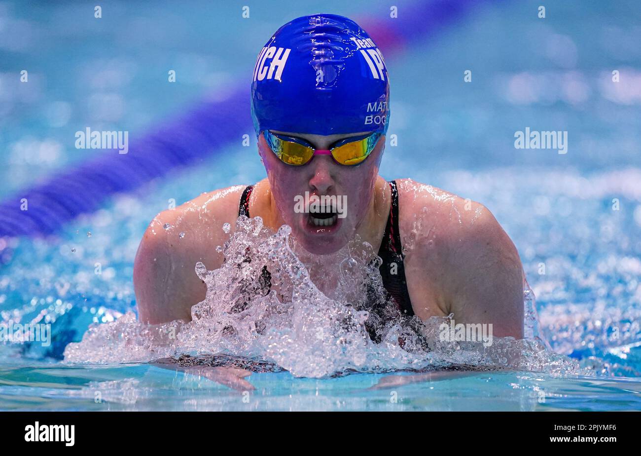 Ipswich’s Matilda Bogle competes in the Women’s 400m IM Final on day ...