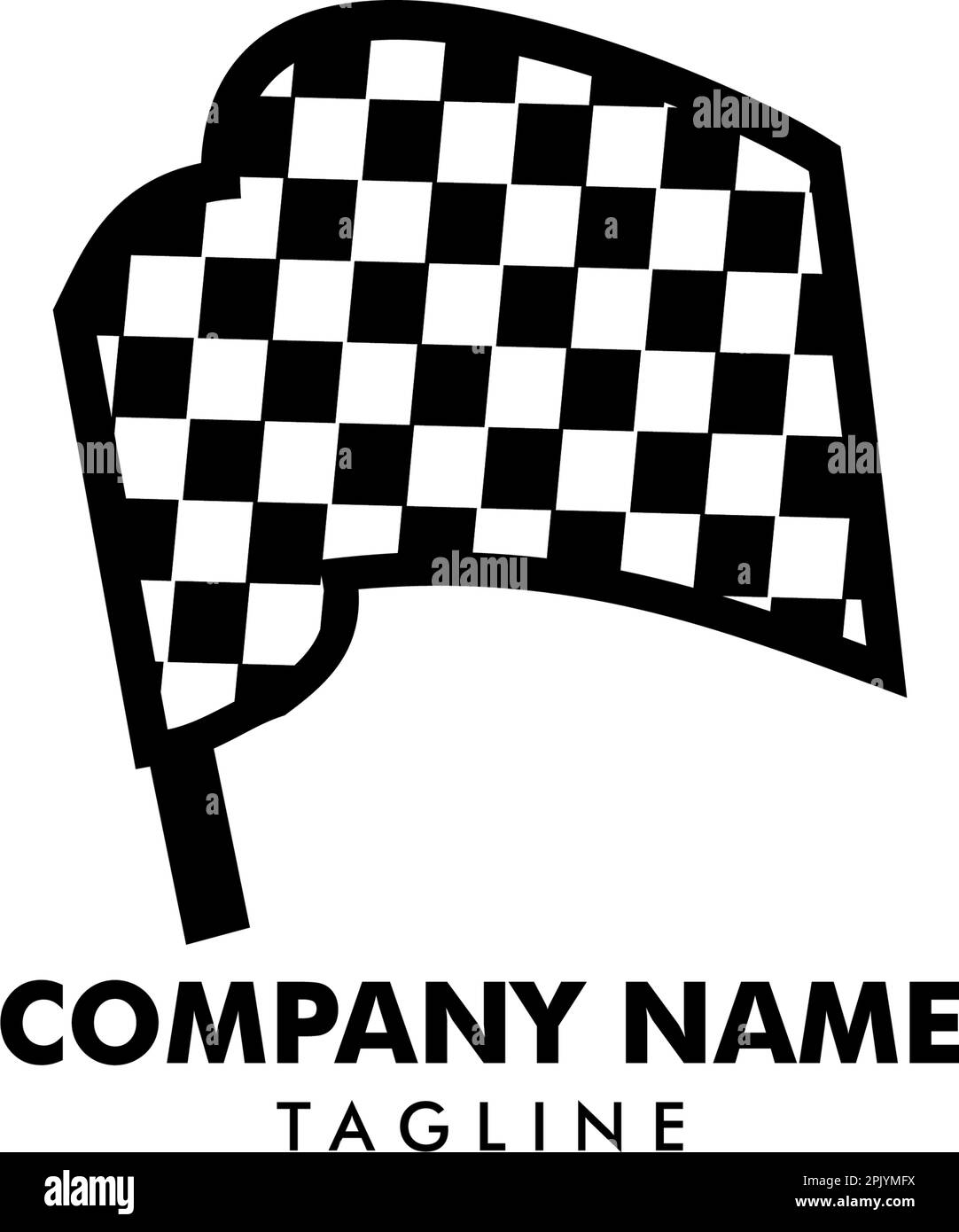 Race flag logo design vector template Stock Vector Image & Art - Alamy