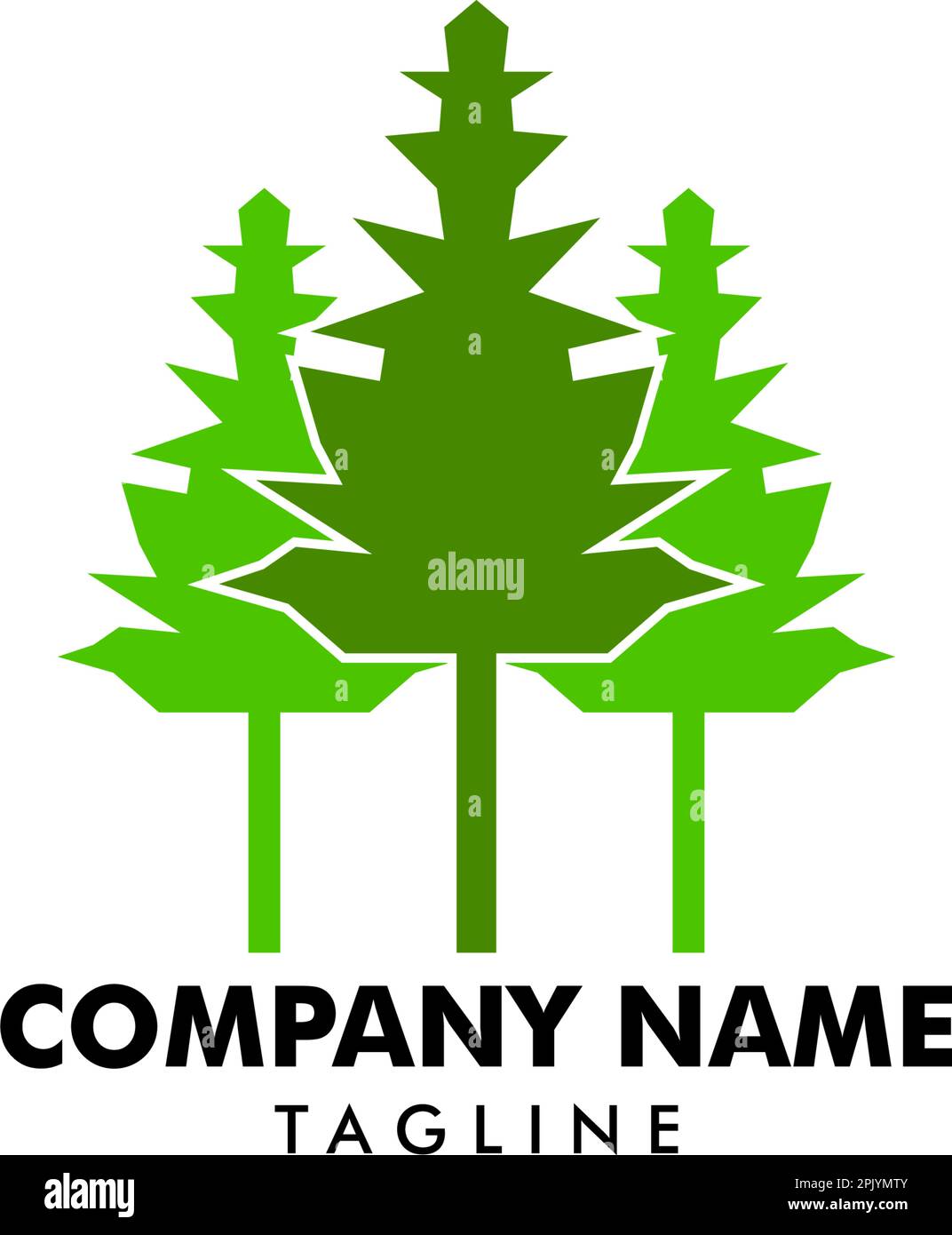 Pine tree Logo design inspiration Stock Vector Image & Art - Alamy