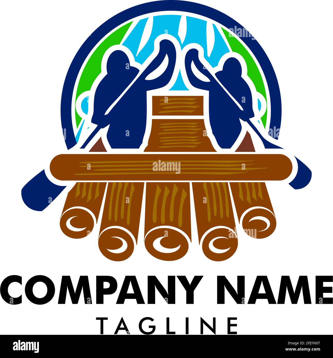 Rafting logo design vector template Stock Vector Image & Art - Alamy