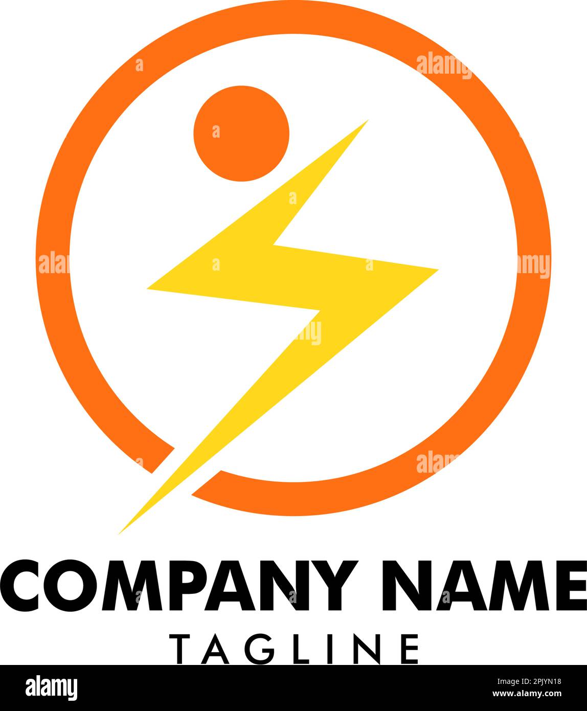 Lightning bolt logo hi-res stock photography and images - Alamy