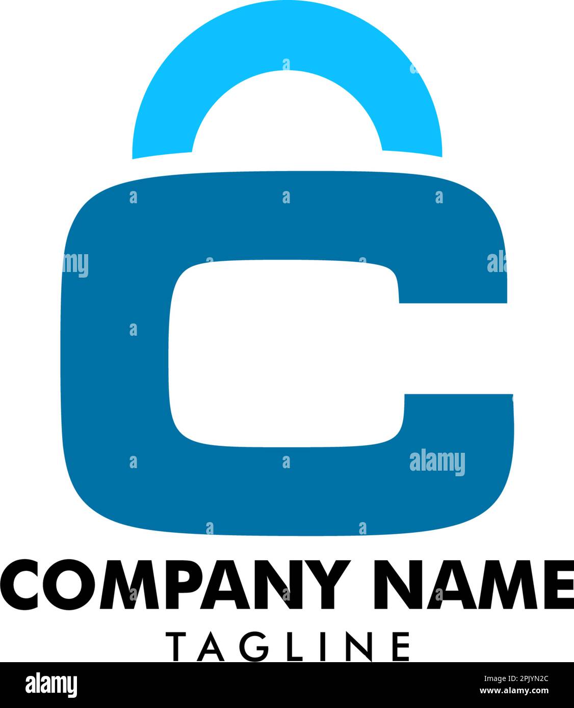 Padlock Letter C Logo Template Stock Vector Image & Art - Alamy
