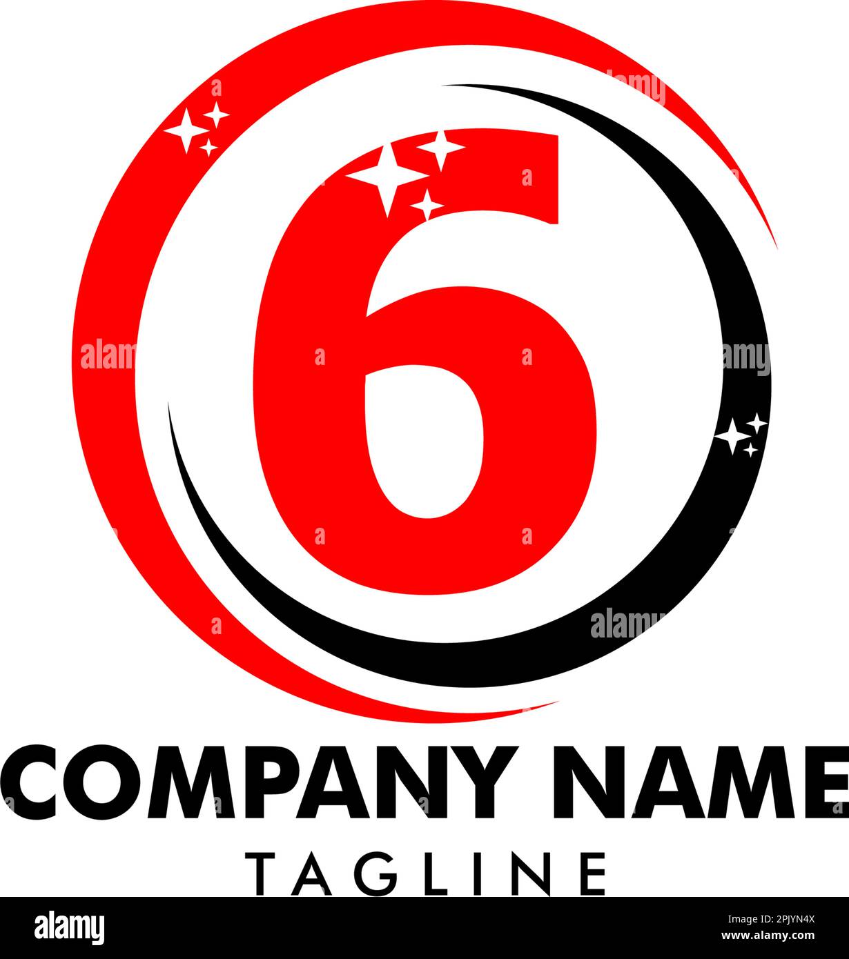 Number six logo, Logo 6 vector template Stock Vector Image & Art - Alamy Number six logo, Logo 6 vector template Stock Vector Image & Art - Alamy