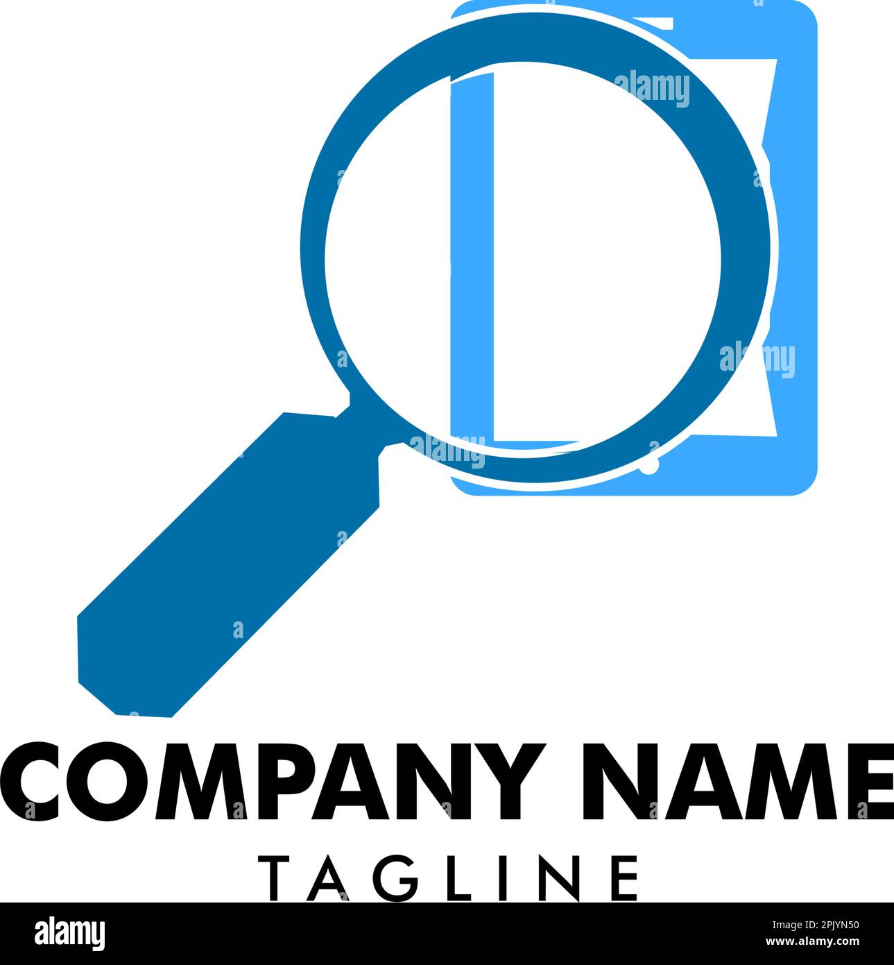 Mobile Search Logo Design Template Stock Vector Image & Art - Alamy