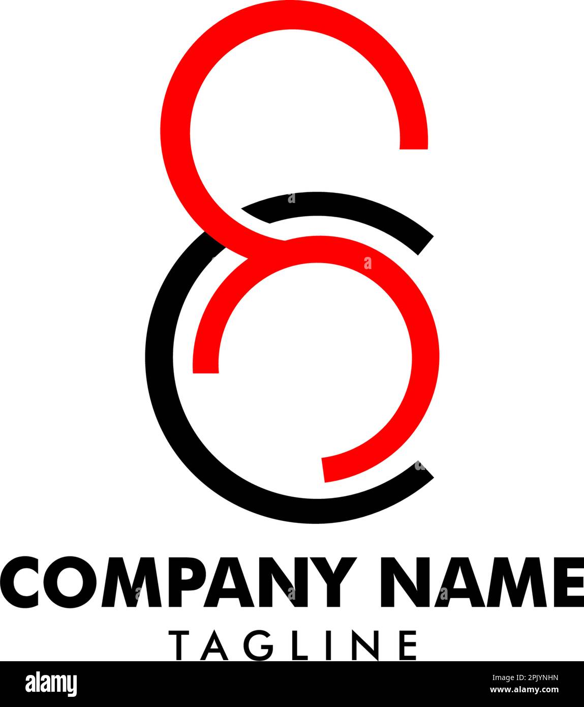 Number eight logo, Logo 8 vector template Stock Vector Image & Art - Alamy