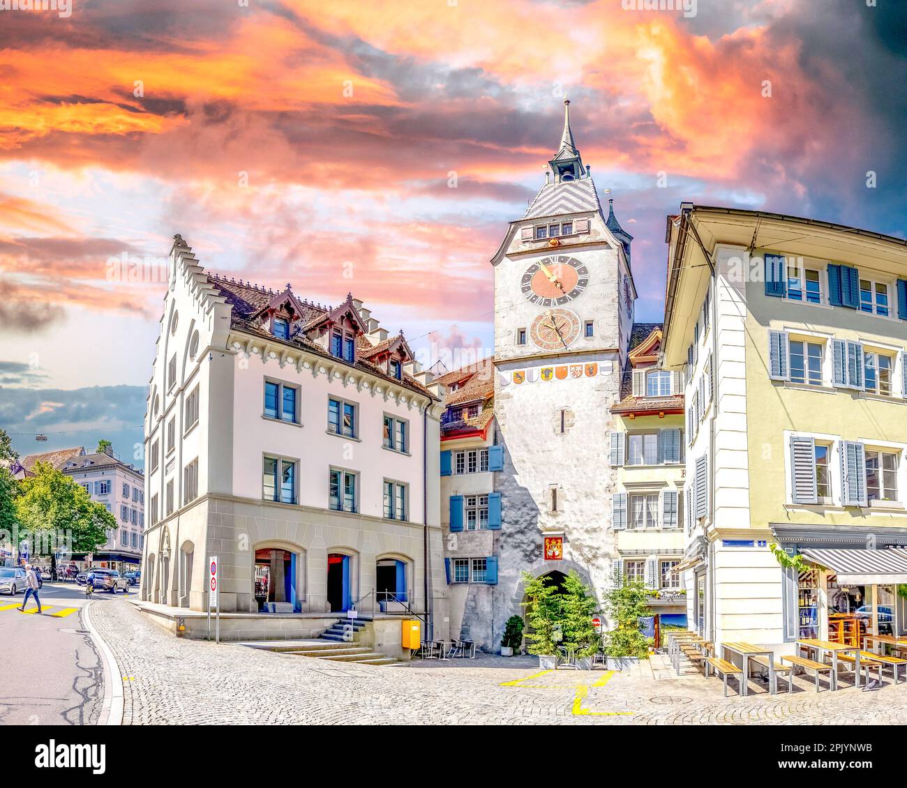 Old city of Zug, Switzerland Stock Photo - Alamy