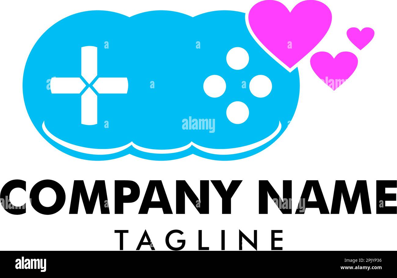 Love game gamepad Stock Vector Images - Alamy