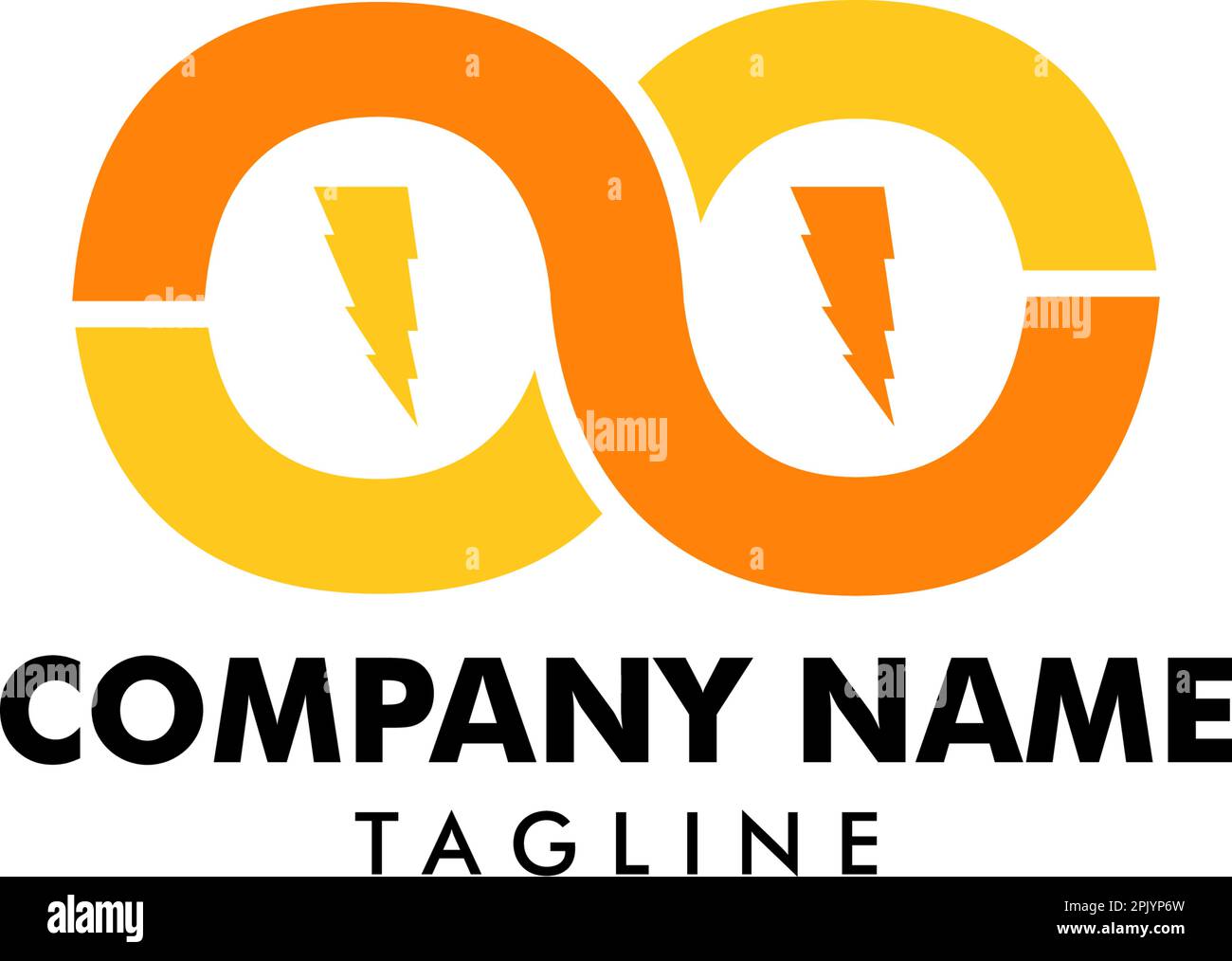 Electric infinity logo hi-res stock photography and images - Alamy