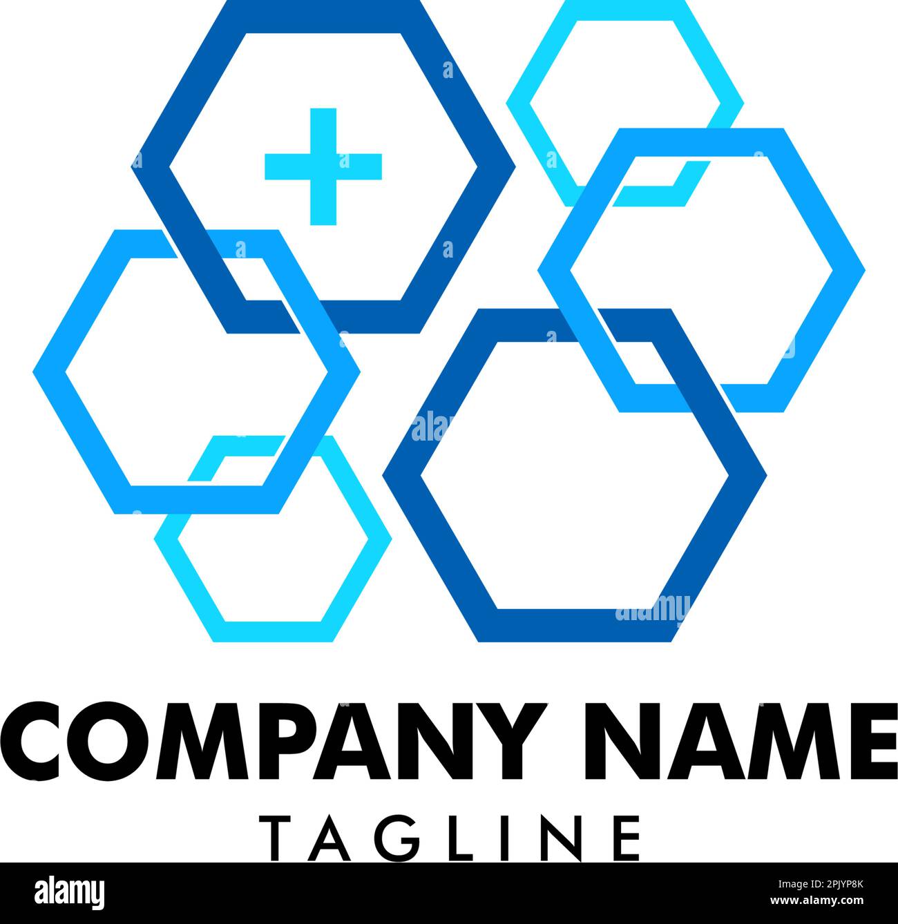 Medical science healthcare hexagonal technology Stock Vector Images - Alamy