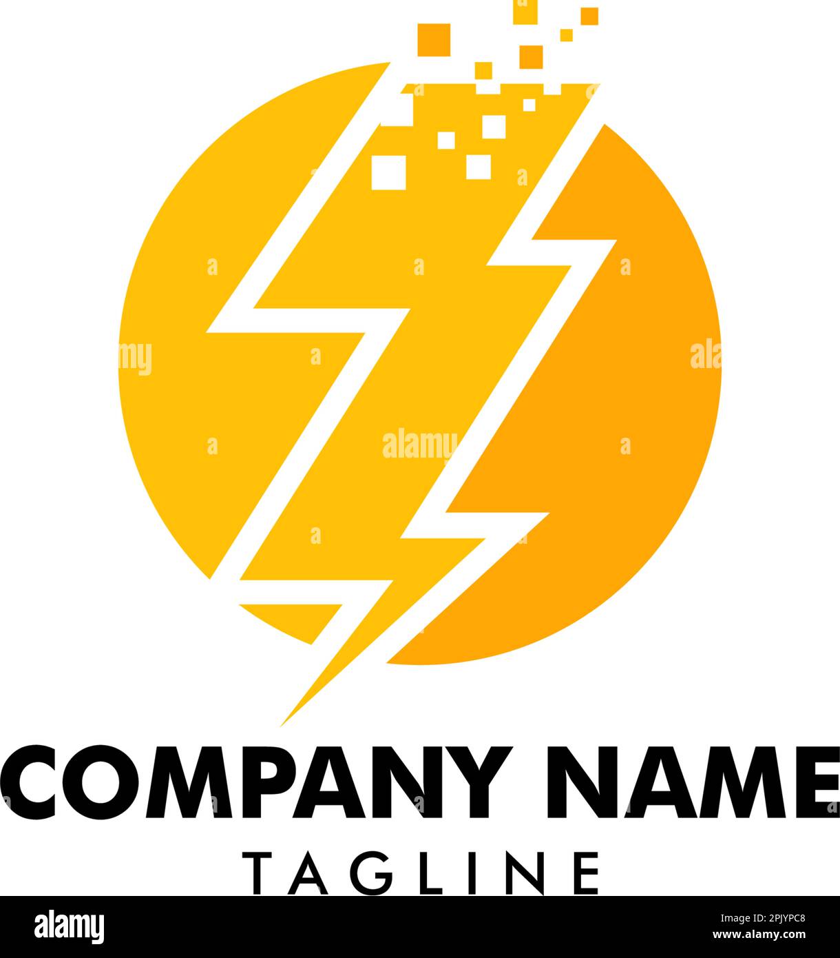 Lightning logo Cut Out Stock Images & Pictures - Alamy