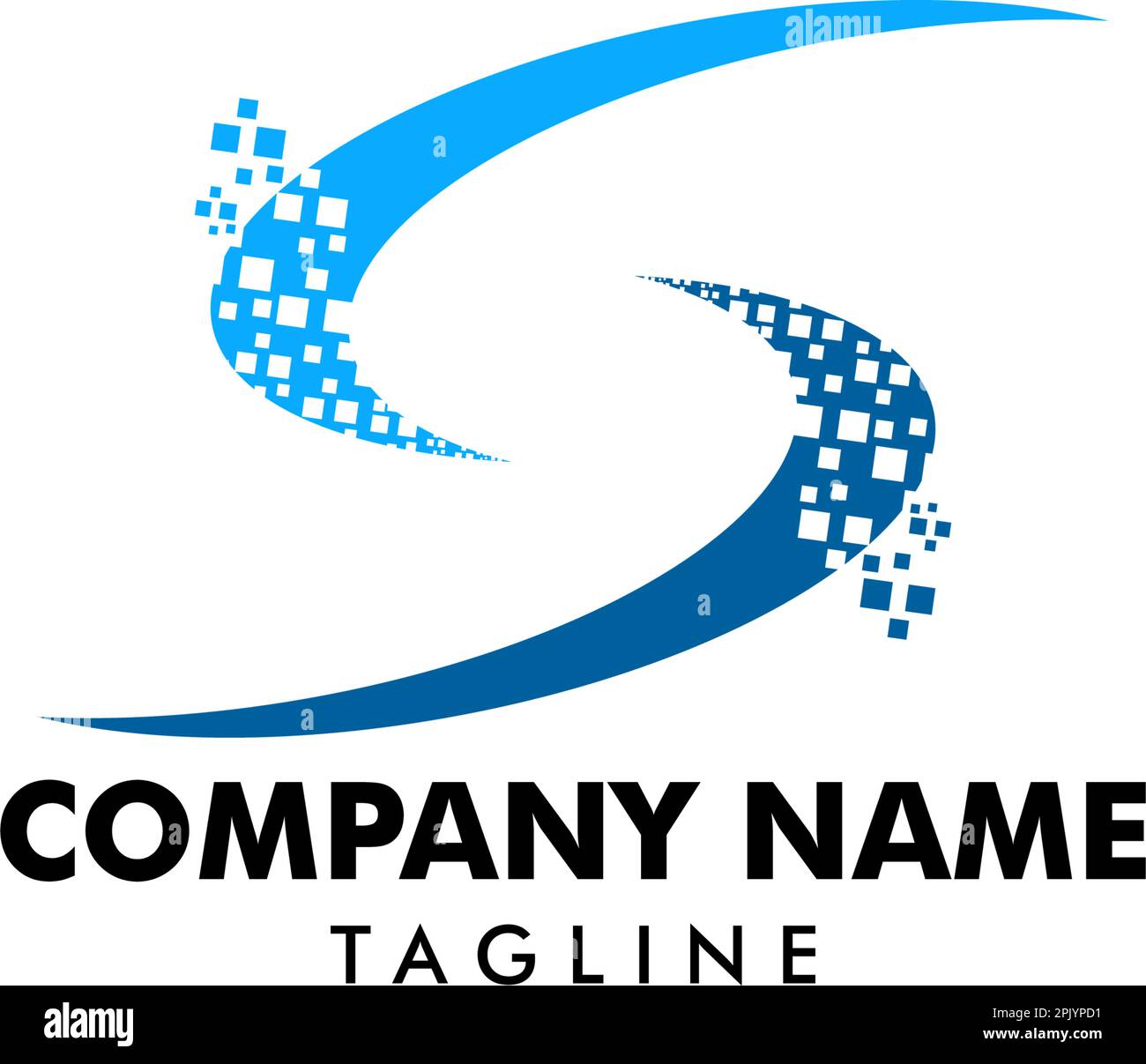 Letter S Pixel Logo Design Element Stock Vector Image & Art - Alamy
