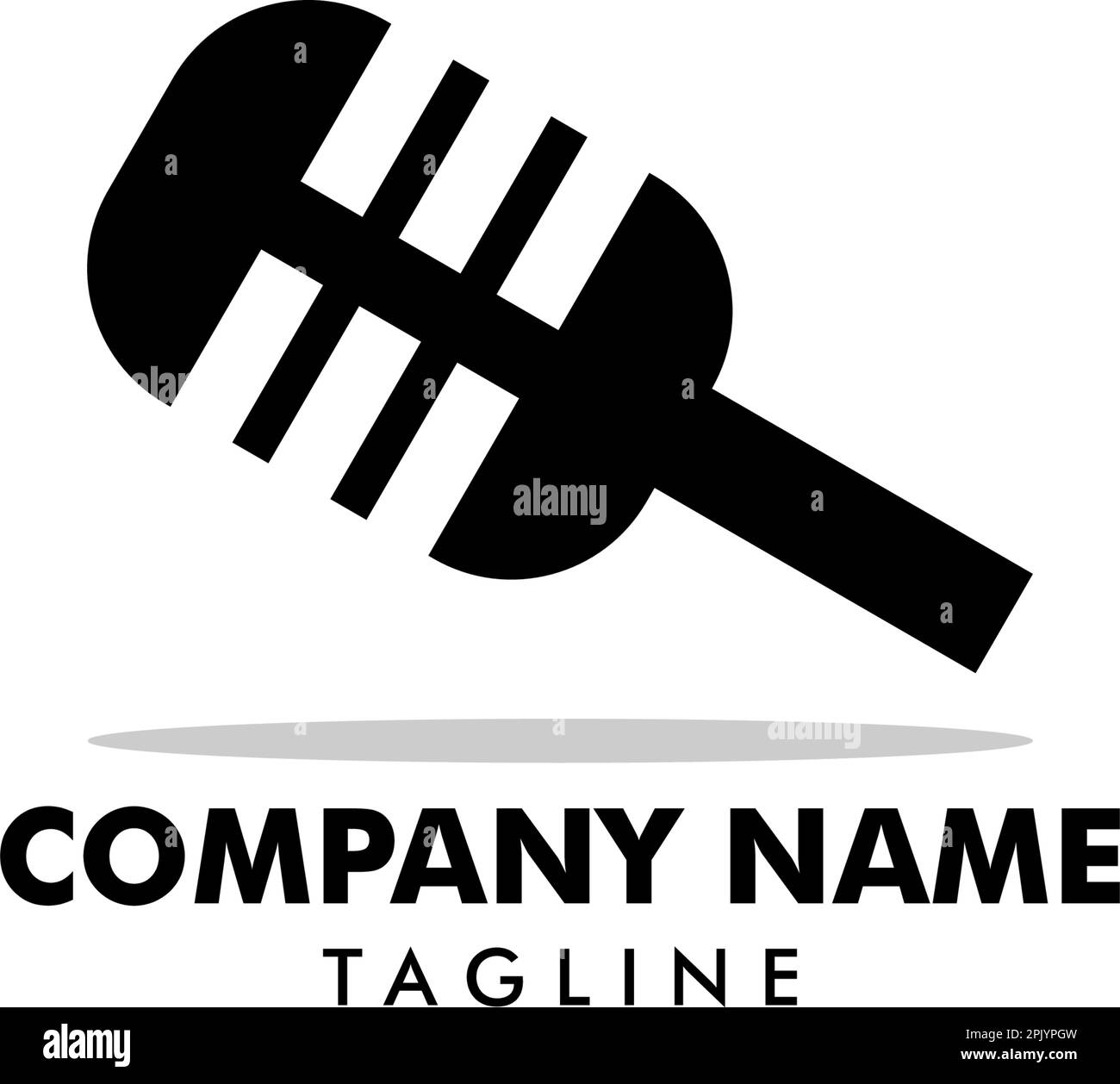 Microphone Vector Logo Template Design Stock Vector Image & Art - Alamy