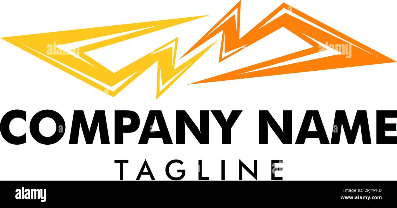 Lightning Infinity Logo Template Design Stock Vector Image & Art - Alamy